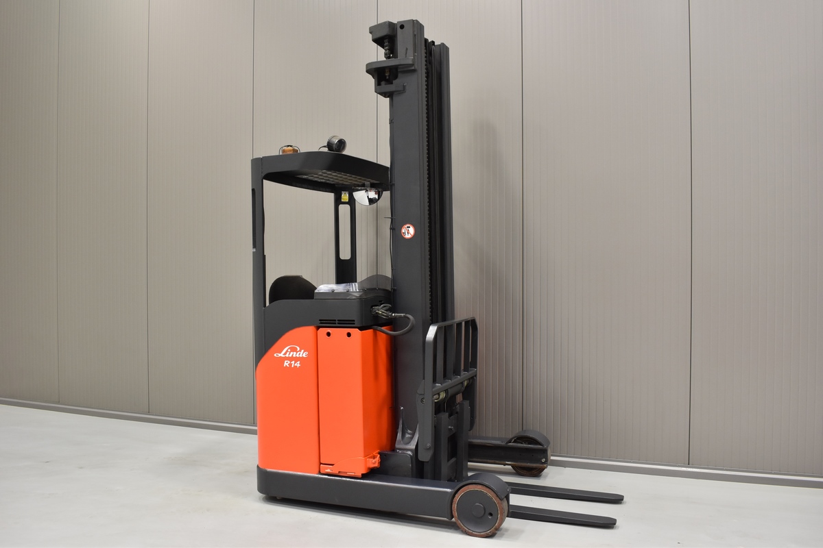 Reach truck LINDE R 14 21957 | CHEAP USED FORKLIFTS