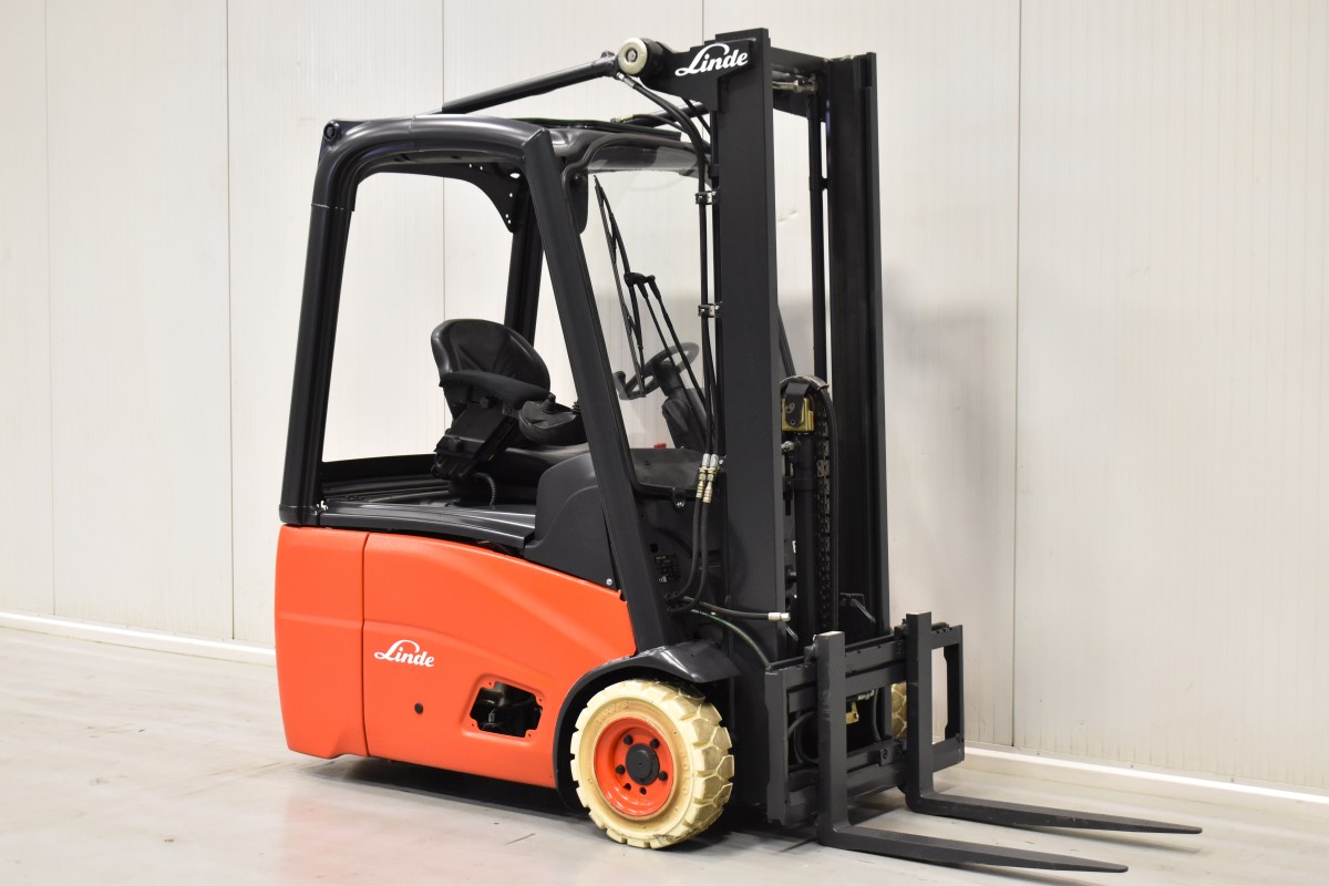 3-wheeled LINDE E 14-01 24000 | CHEAP USED FORKLIFTS