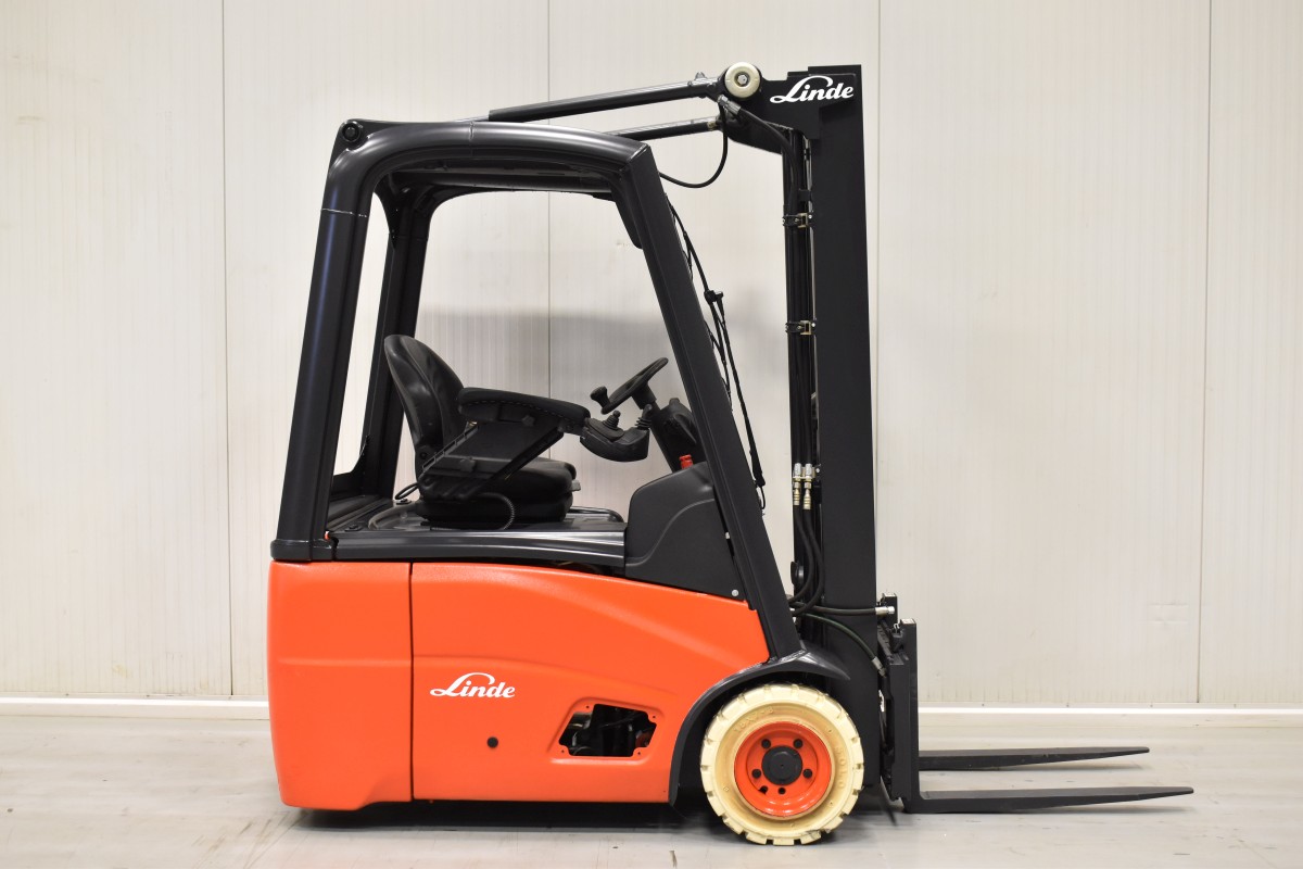 3-wheeled LINDE E 14-01 24000 | CHEAP USED FORKLIFTS