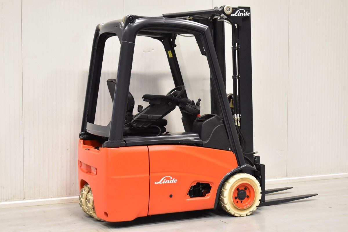 3-wheeled LINDE E 14-01 24000 | CHEAP USED FORKLIFTS