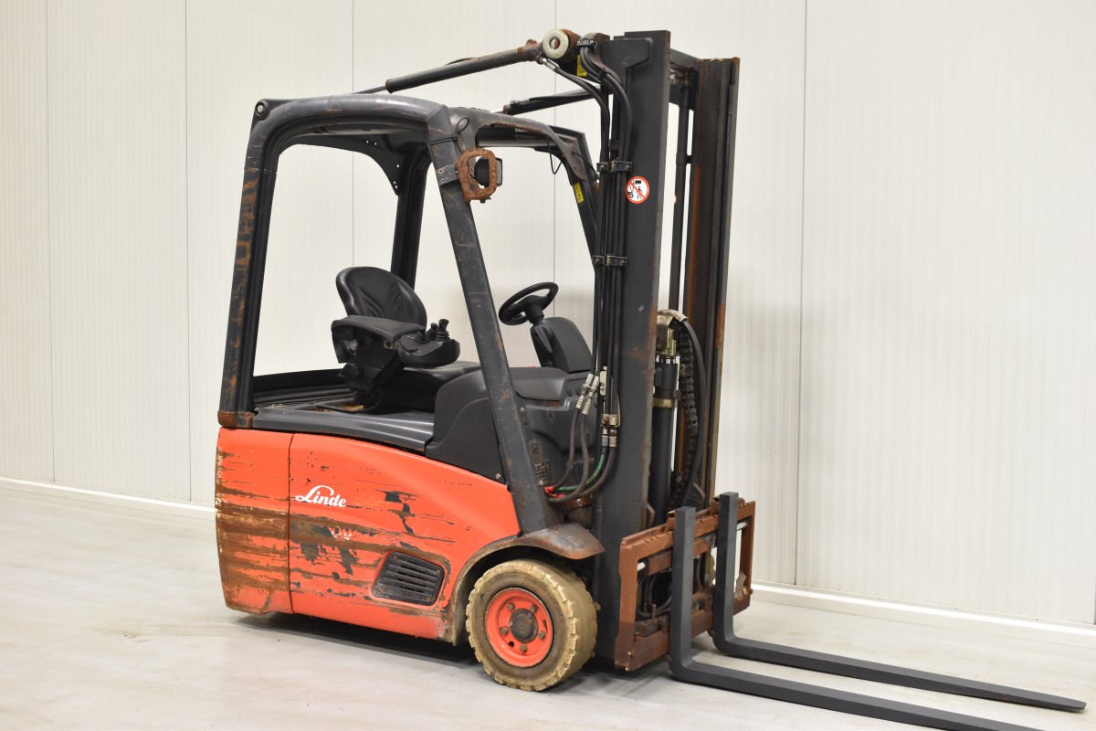 3-wheeled LINDE E 14-01 29191 | CHEAP USED FORKLIFTS