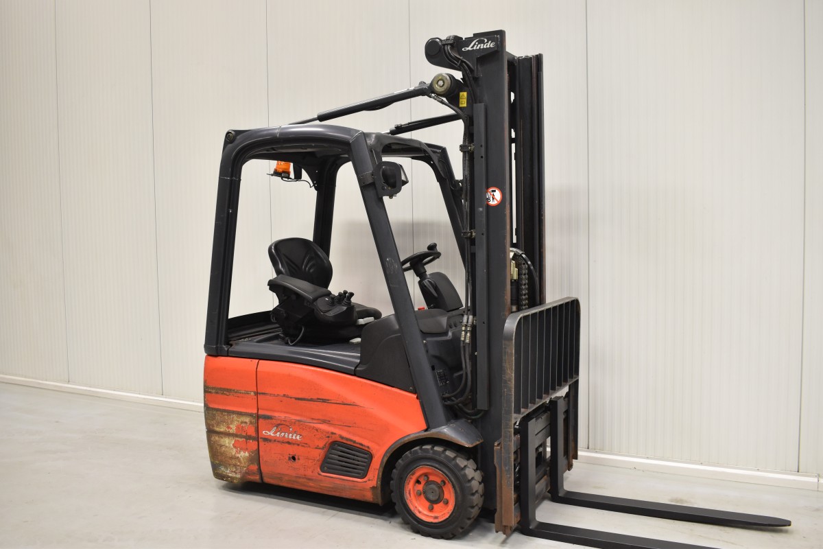 3-wheeled LINDE E 14-01 29568 | CHEAP USED FORKLIFTS