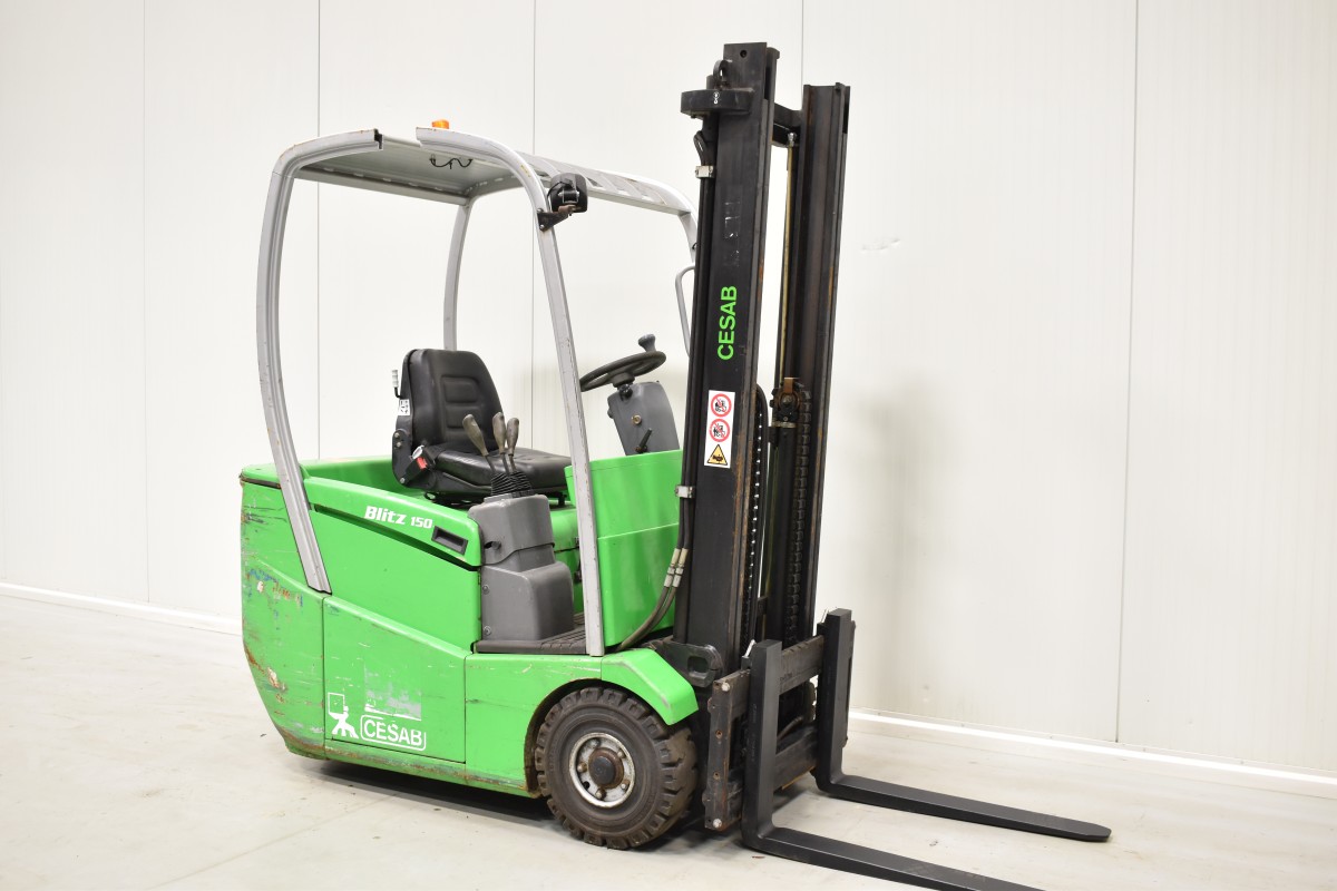 3-wheeled CESAB BLITZ 150 29611 | CHEAP USED FORKLIFTS