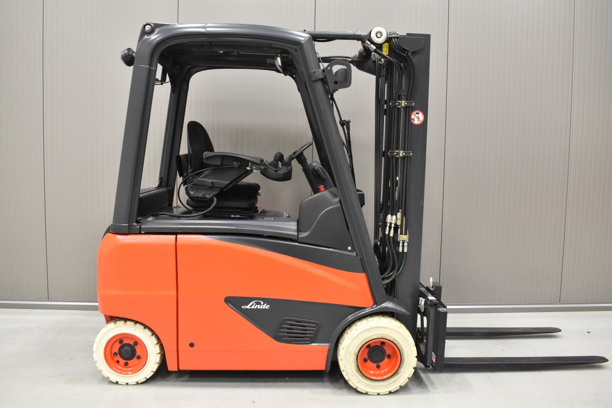 4-wheeled LINDE E 18 PH-01 30814 | CHEAP USED FORKLIFTS