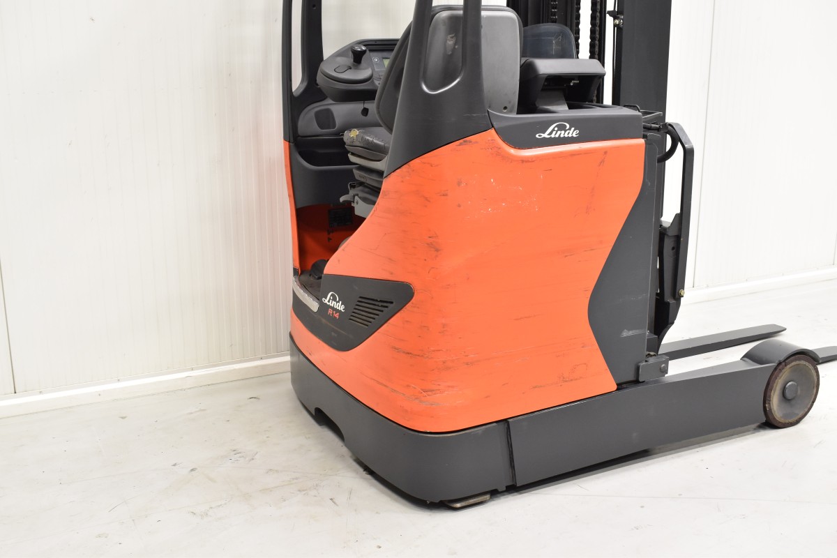 Reach truck LINDE R 14-01 31699 | CHEAP USED FORKLIFTS