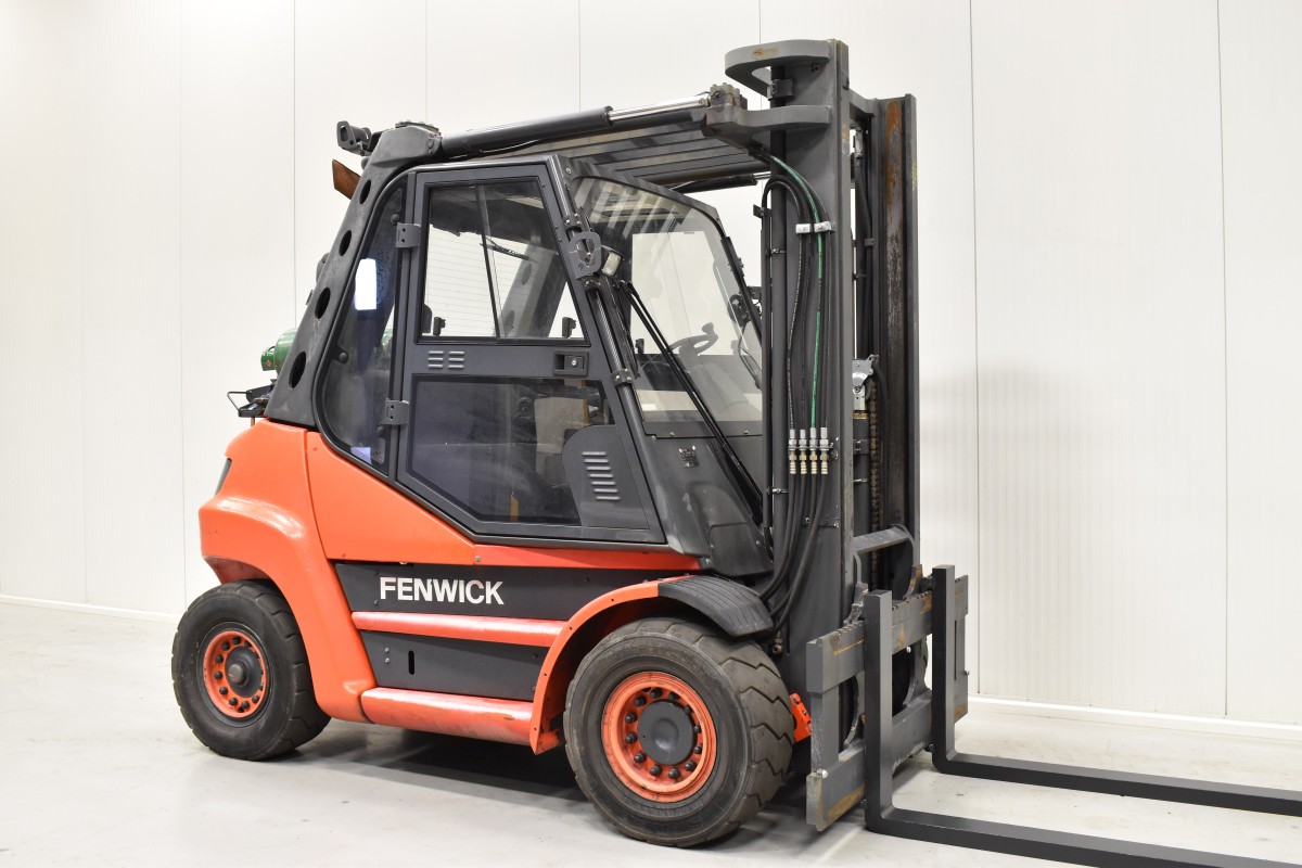 4-wheeled LINDE H 50 T-01 32358 | CHEAP USED FORKLIFTS